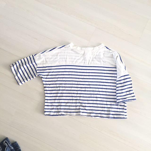 BNIP made in Korea quality material blue strips basic essentials loose ...