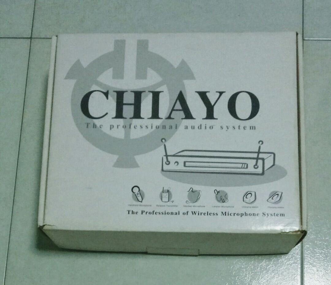 Chiayo Professional Wireless Microphone System. Freq: 195.400Mhz. R ...