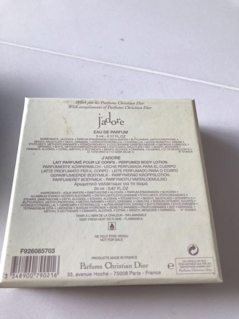 Christian Dior J'adore Essentials Kit Perfume Miniature Eau De Parfum ...
