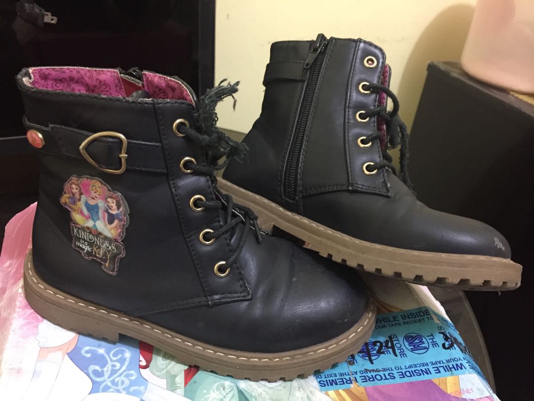Disney Princess Boots, Babies & Kids, Babies & Kids Fashion on Carousell