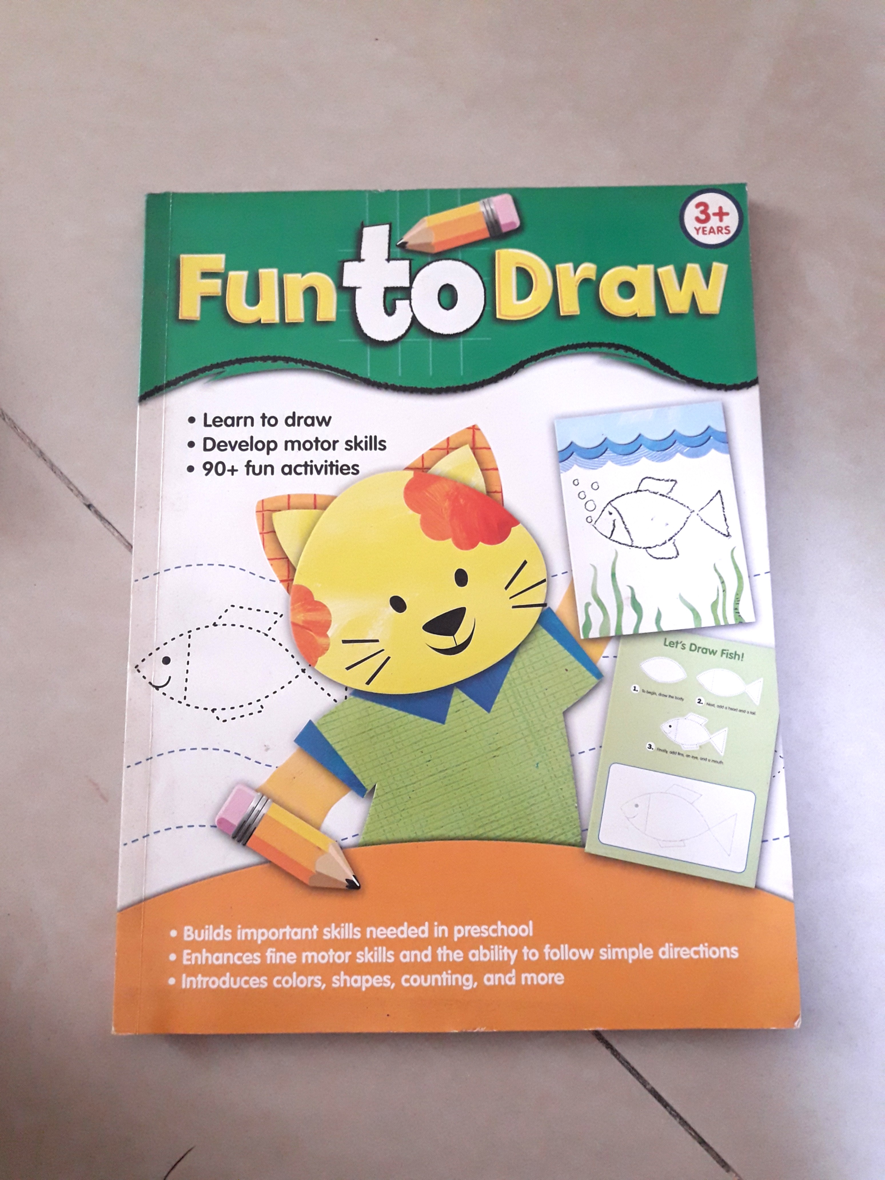 Drawing Exercise Book, Hobbies & Toys, Books & Magazines, Children's ...
