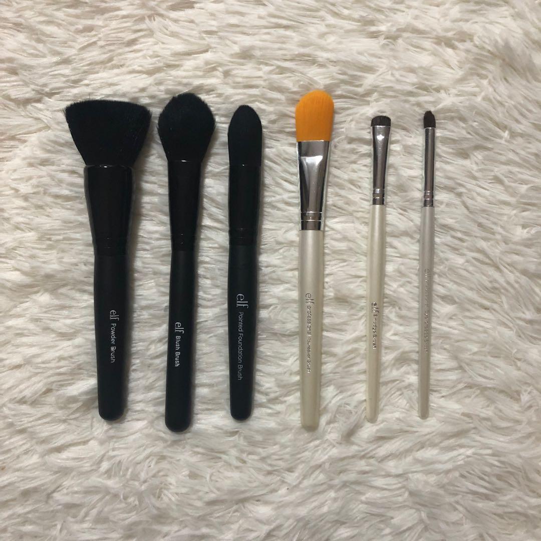 ELF Brush Set 5, Beauty & Personal Care, Face, Makeup on Carousell