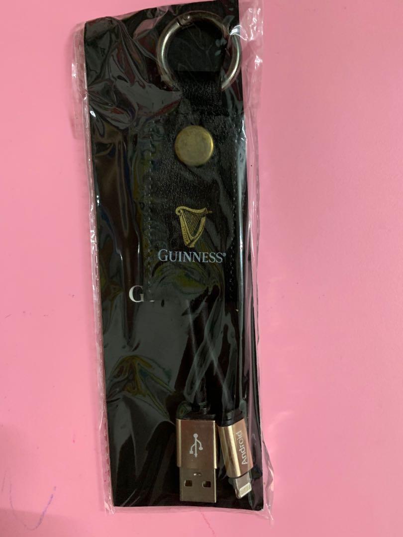 Guinness keychain with android usb cable, Hobbies & Toys, Stationery ...