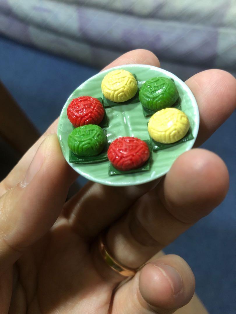 Handmade Miniature ang ku kueh (clay), Hobbies & Toys, Stationery ...