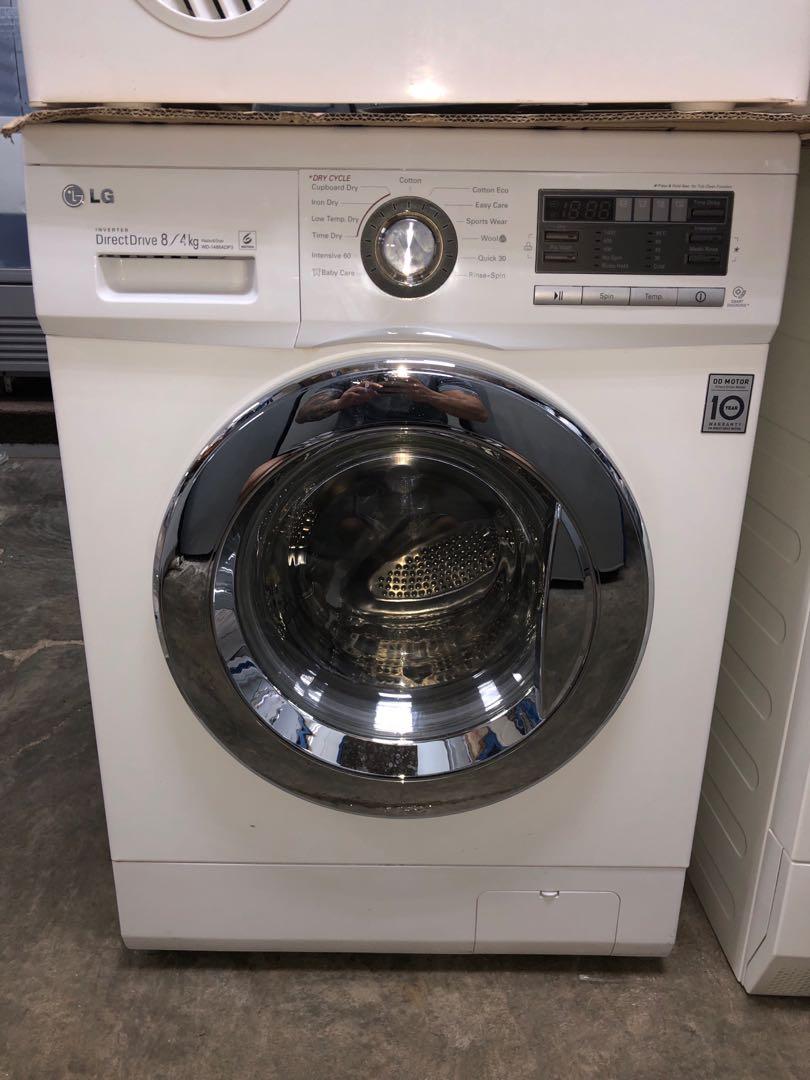 LG washer ONLY Front Load 8kg WD-1486ADP3 Inverter DD, TV & Home Appliances, Washing Machines ...