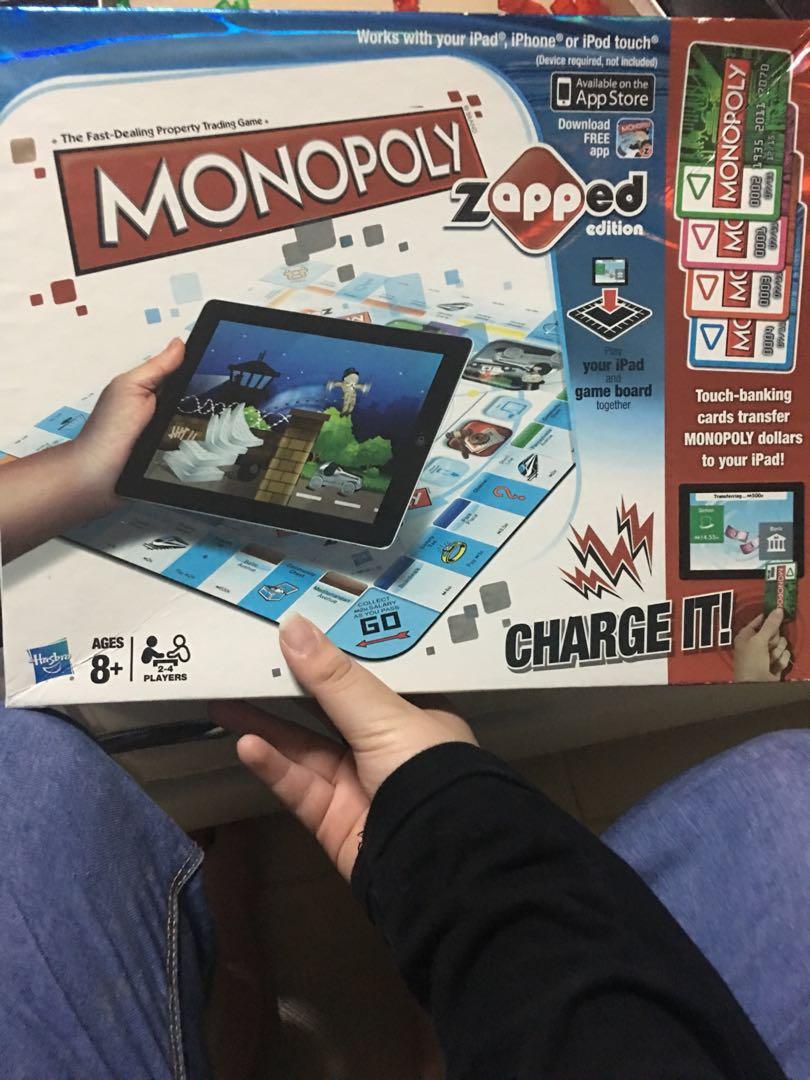 Monopoly Zapped edition, Toys & Games, Board Games & Cards on Carousell