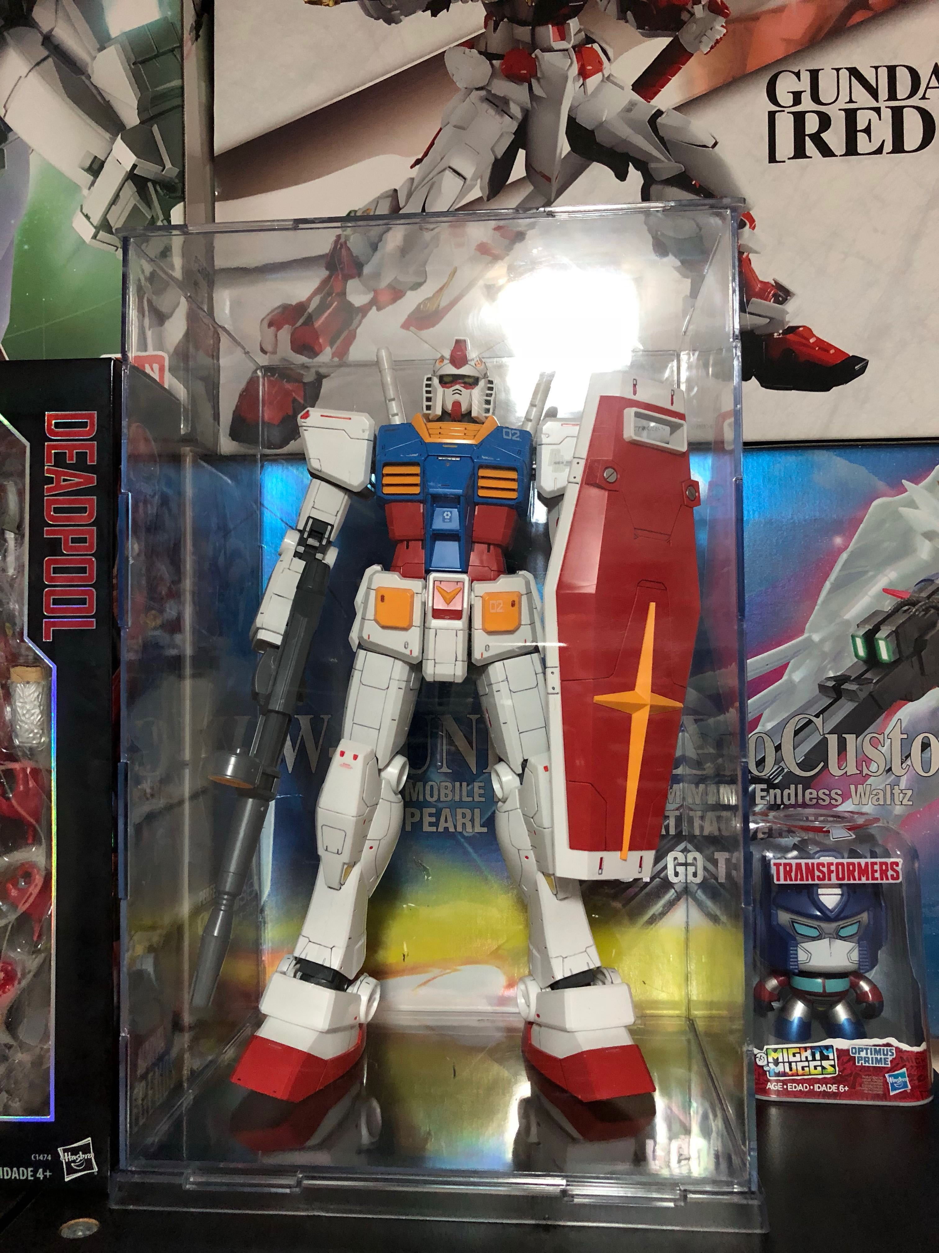 New Gundam display case for 1/60 or 1/48, Hobbies & Toys, Toys & Games ...