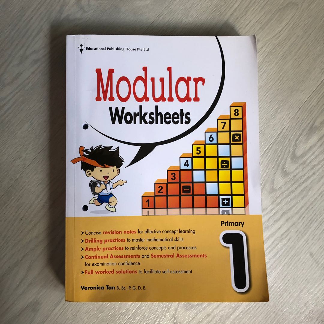 Primary 1 Maths modular worksheets, Hobbies & Toys, Books & Magazines ...