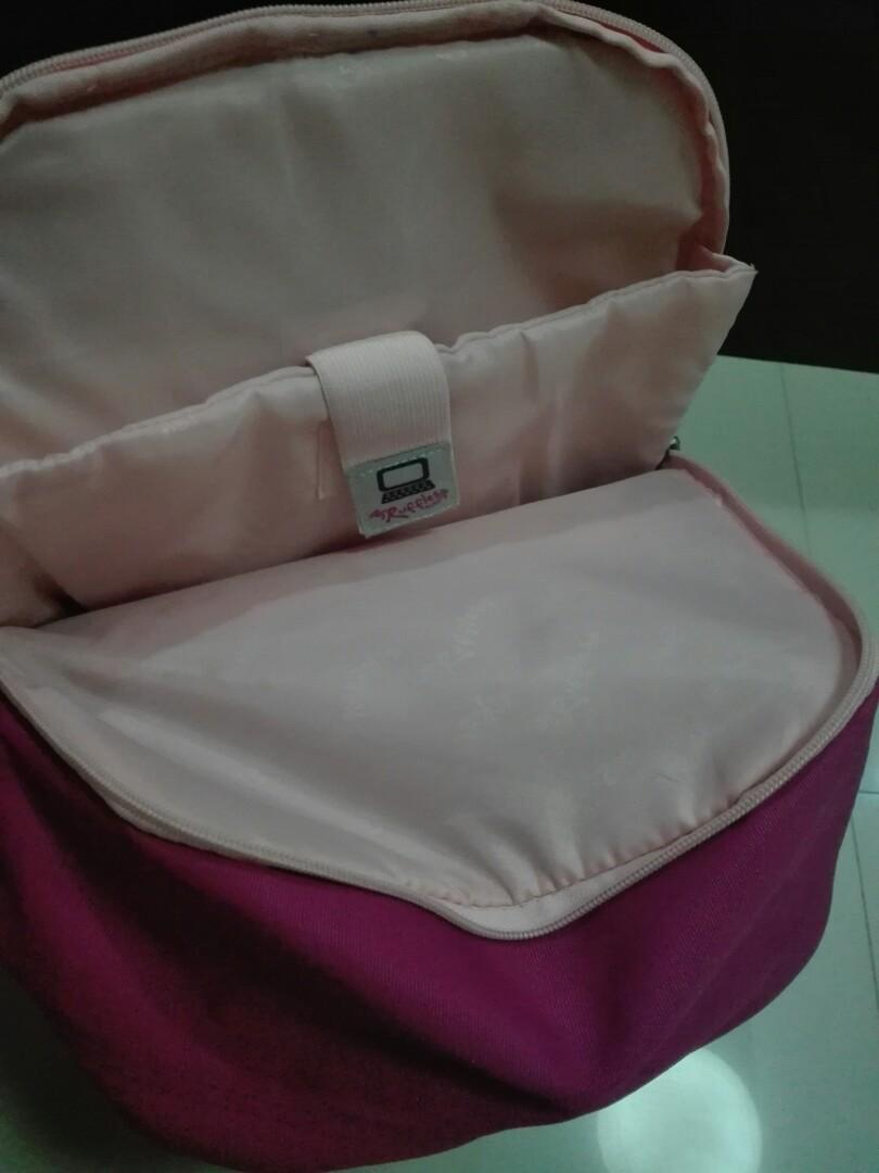 Raffles Pink Backpack, Women's Fashion, Bags & Wallets, Backpacks on ...