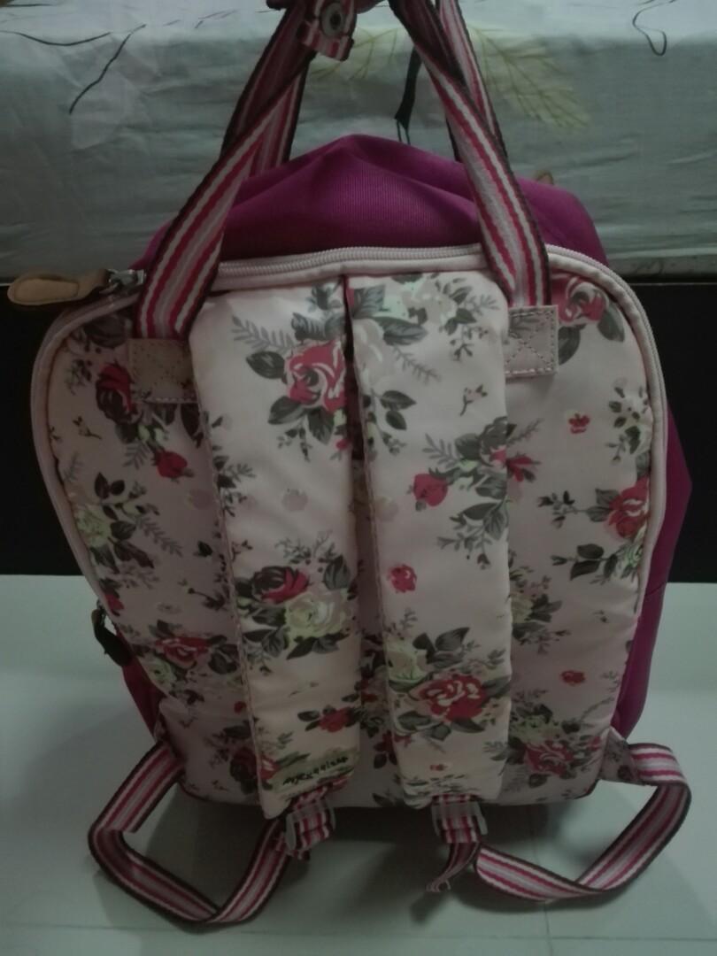 Raffles Pink Backpack, Women's Fashion, Bags & Wallets, Backpacks on ...
