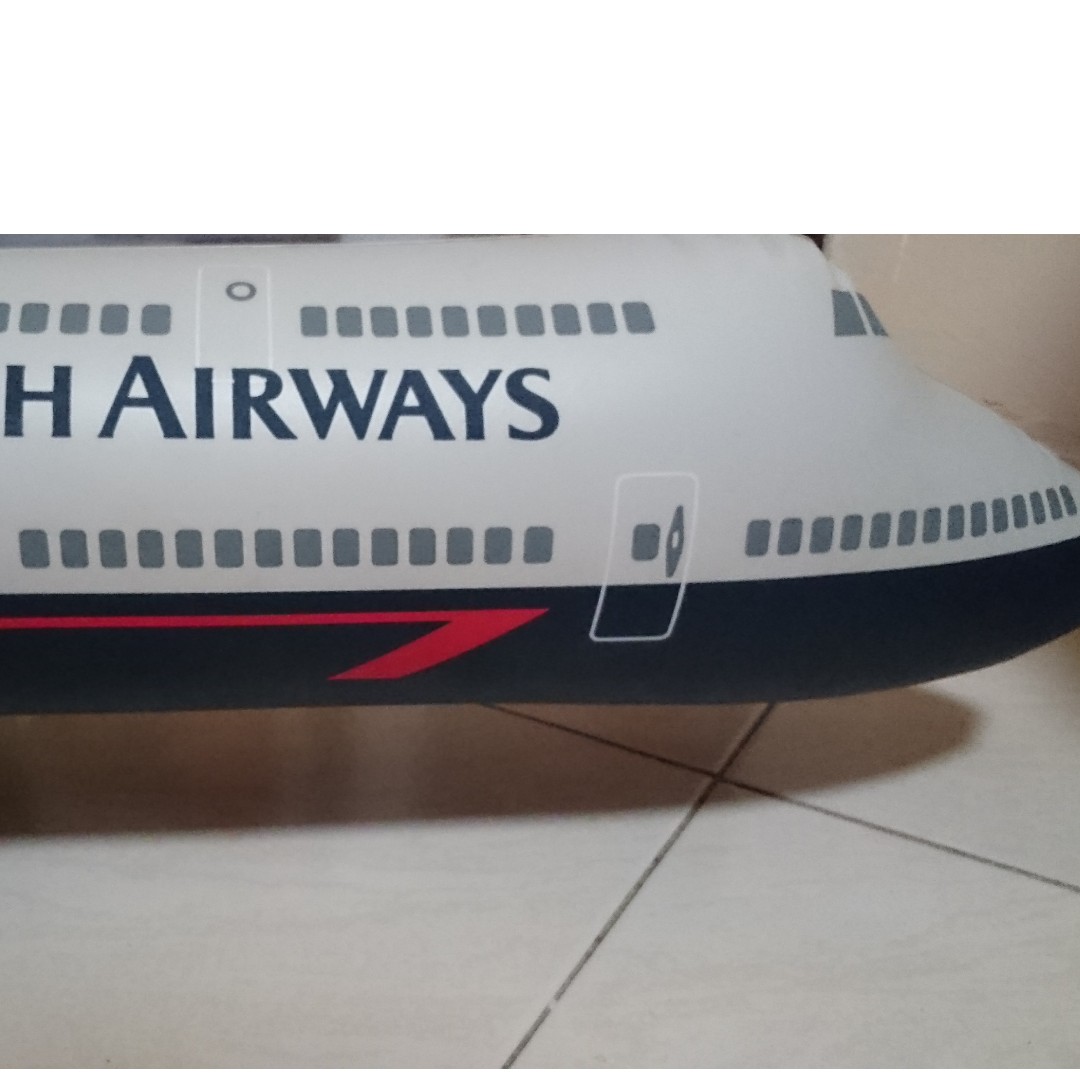 Rare Inflatable LARGE 40" British Airways Boeing 747 jumbo jet plane ...