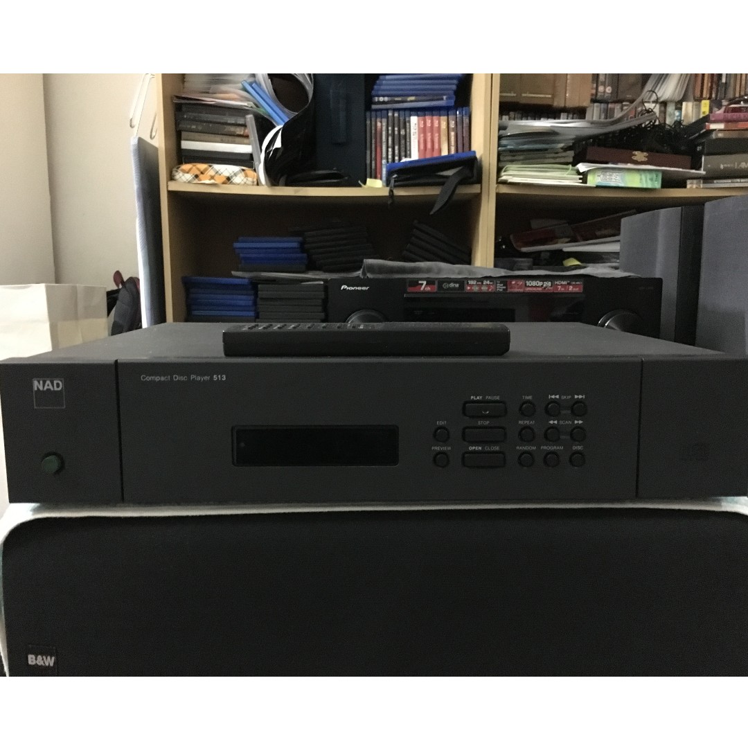 Rare NAD 513 CD Player (3-Disc Changer) with original remote control ...