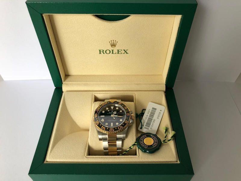 Rolex gmt half gold, Luxury, Watches on Carousell
