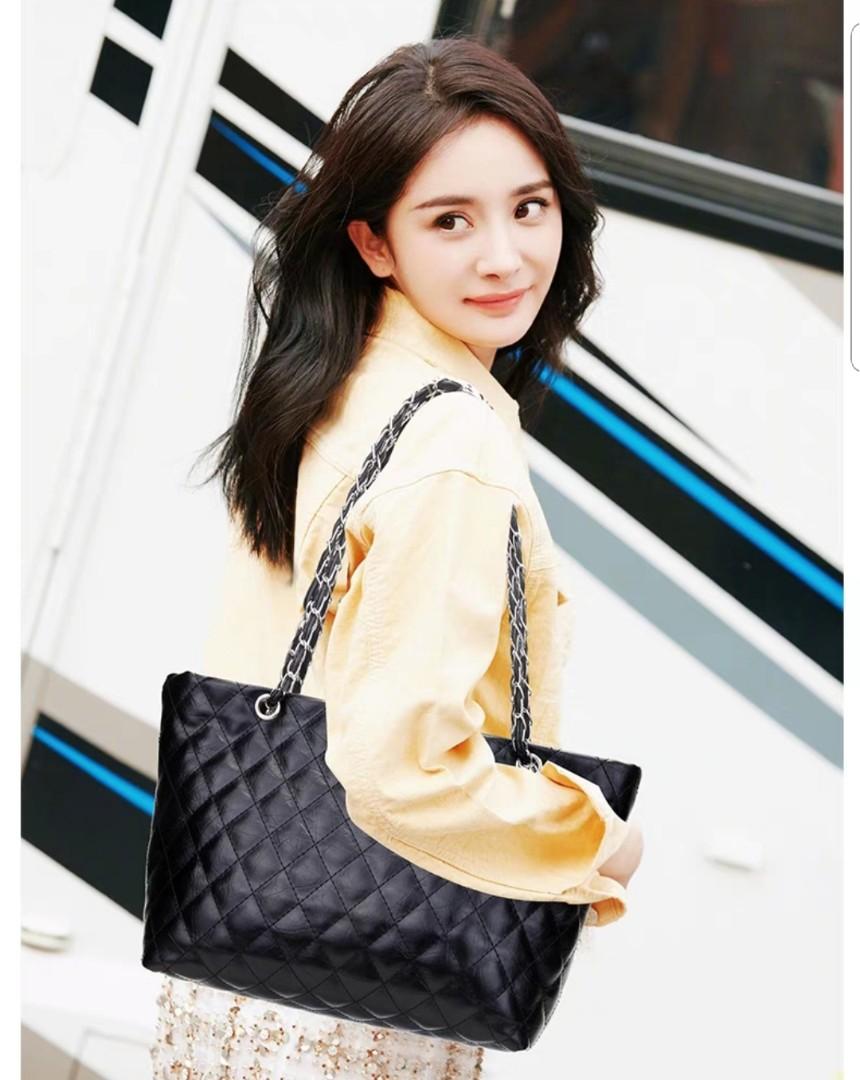 Saralyn Quilted Tote Bag, Women's Fashion, Bags & Wallets, Tote Bags on ...