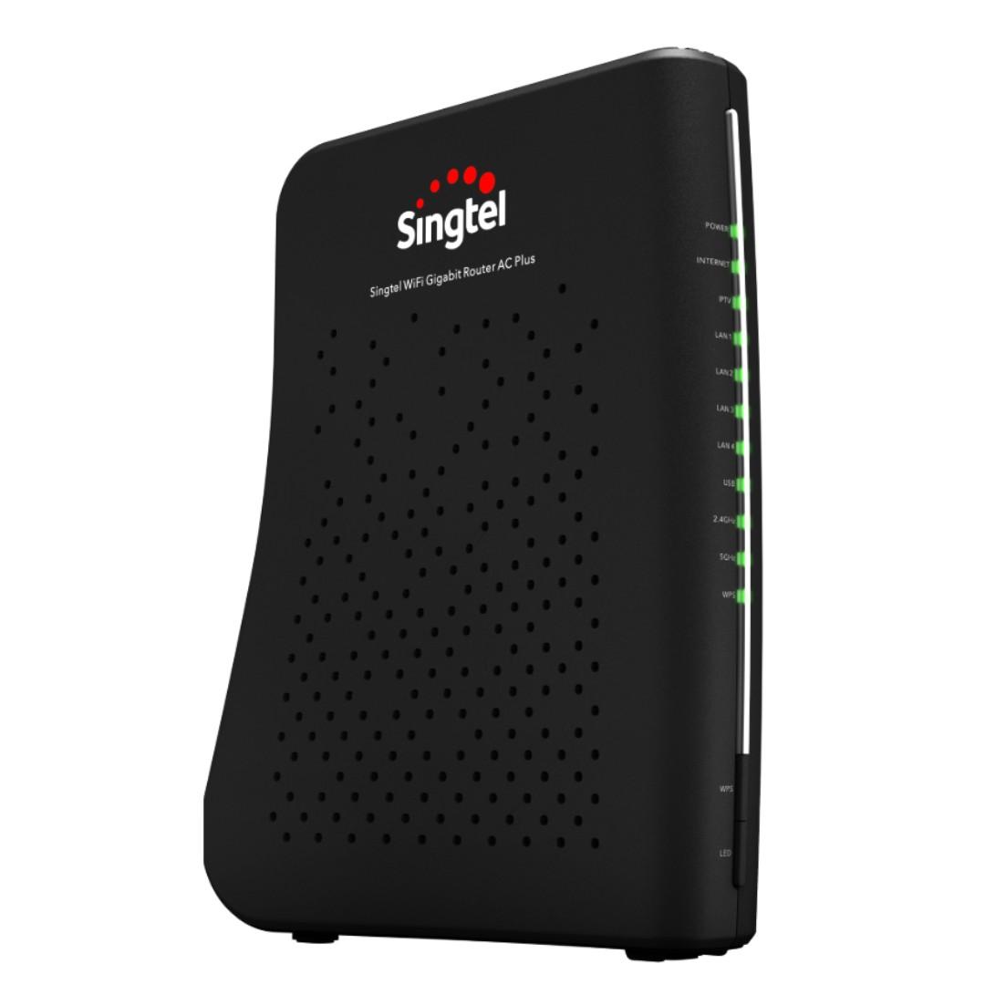 Singtel AC Plus Router - Internet Fibre Broadband, Computers & Tech ...