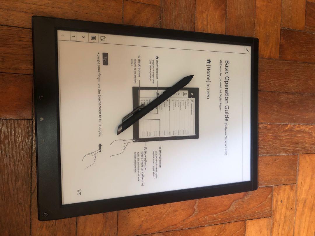 Sony DPT-S1 13 inch e-ink reader, Mobile Phones & Gadgets, Wearables ...