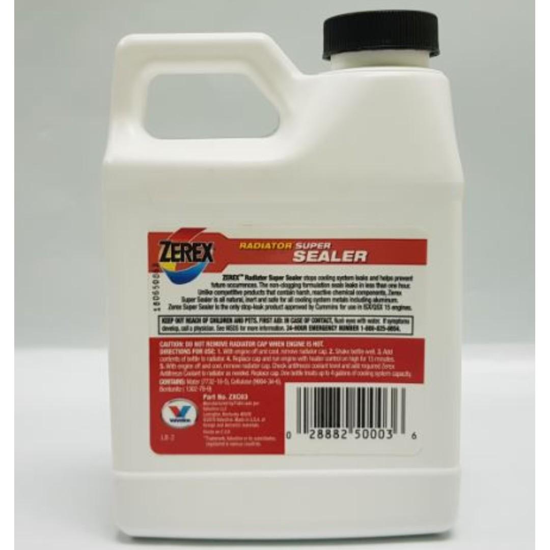 Valvoline Zerex Super Radiator Sealer- 14.5oz (428ml) (VVZXC03), Car ...