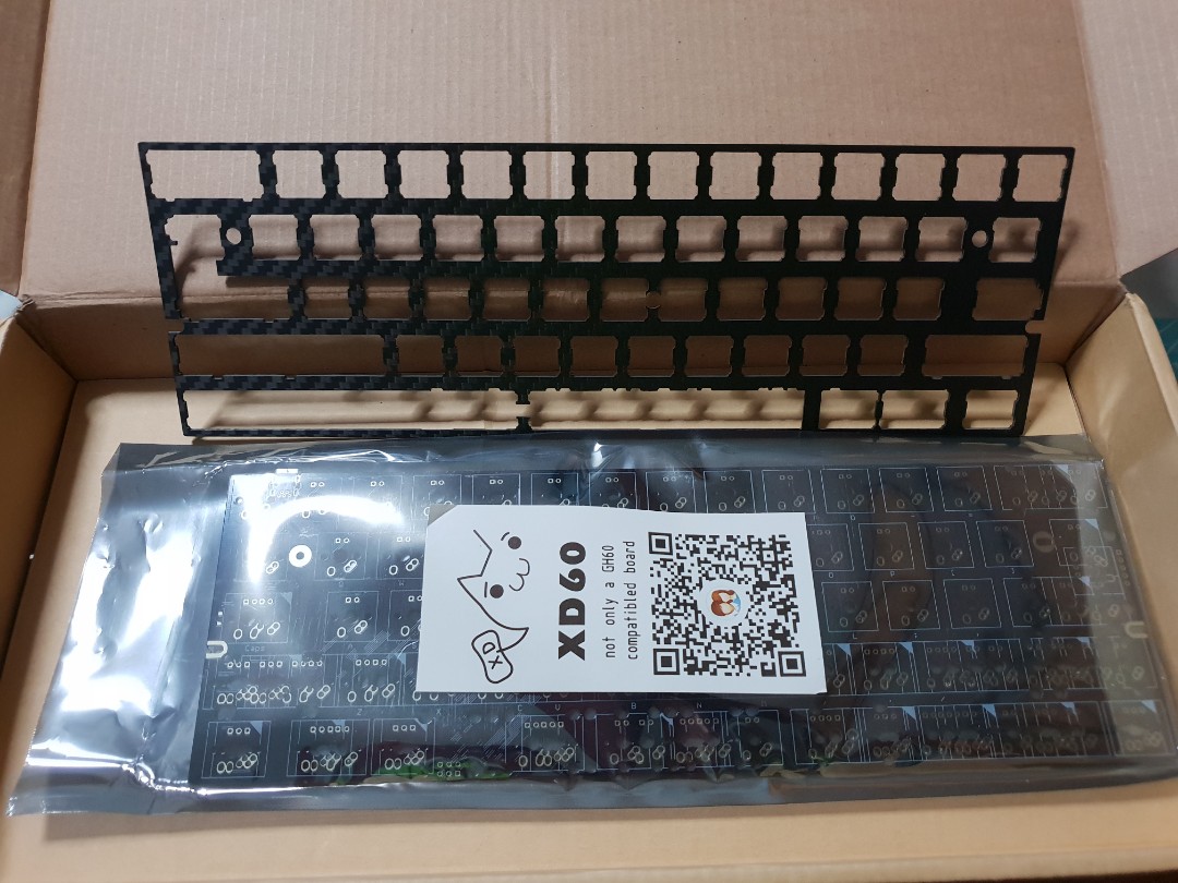 XD60/XD64 V3 PCB and Plate(2.25u shift), Computers & Tech, Parts ...