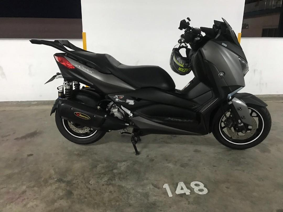 Yamaha XMAX X-MAX 300 ALU RACK, Motorcycles, Motorcycle Accessories on ...
