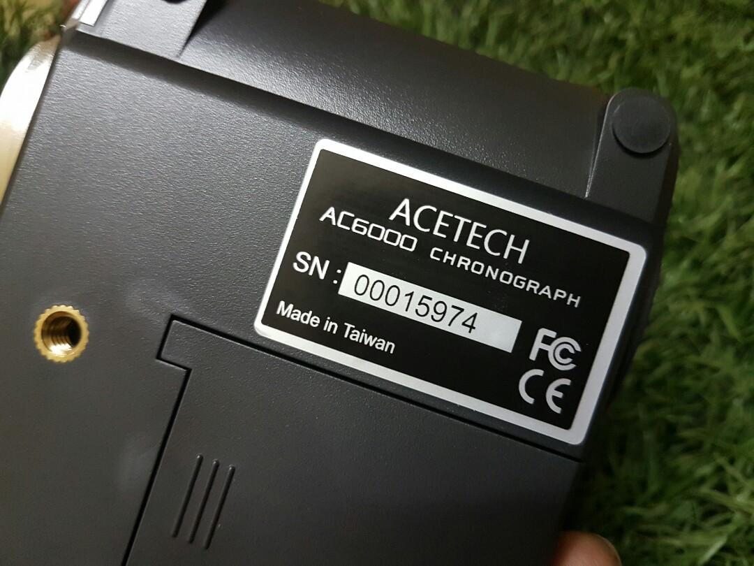 Acetech ac6000 shooting chronograph airsoft, TV & Home Appliances, TV & Entertainment, TV Parts ...