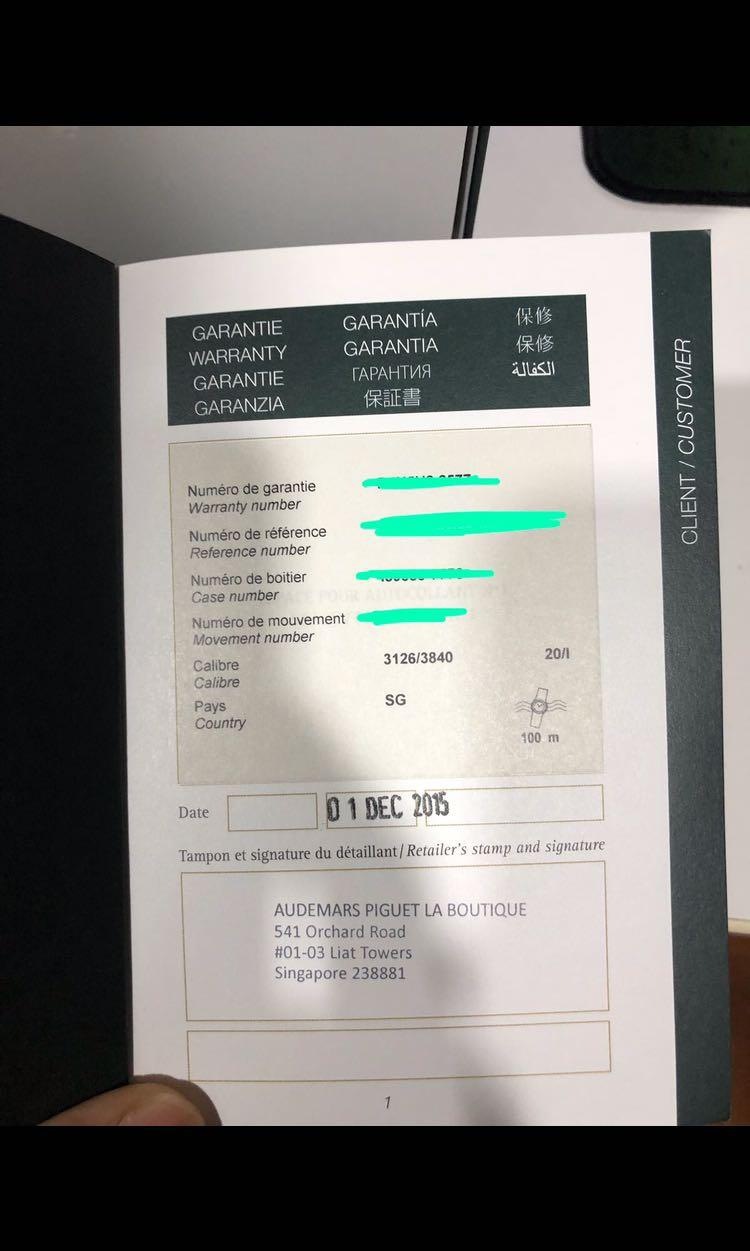 Audemars Piguet ROO AP NAVY, Luxury, Watches on Carousell