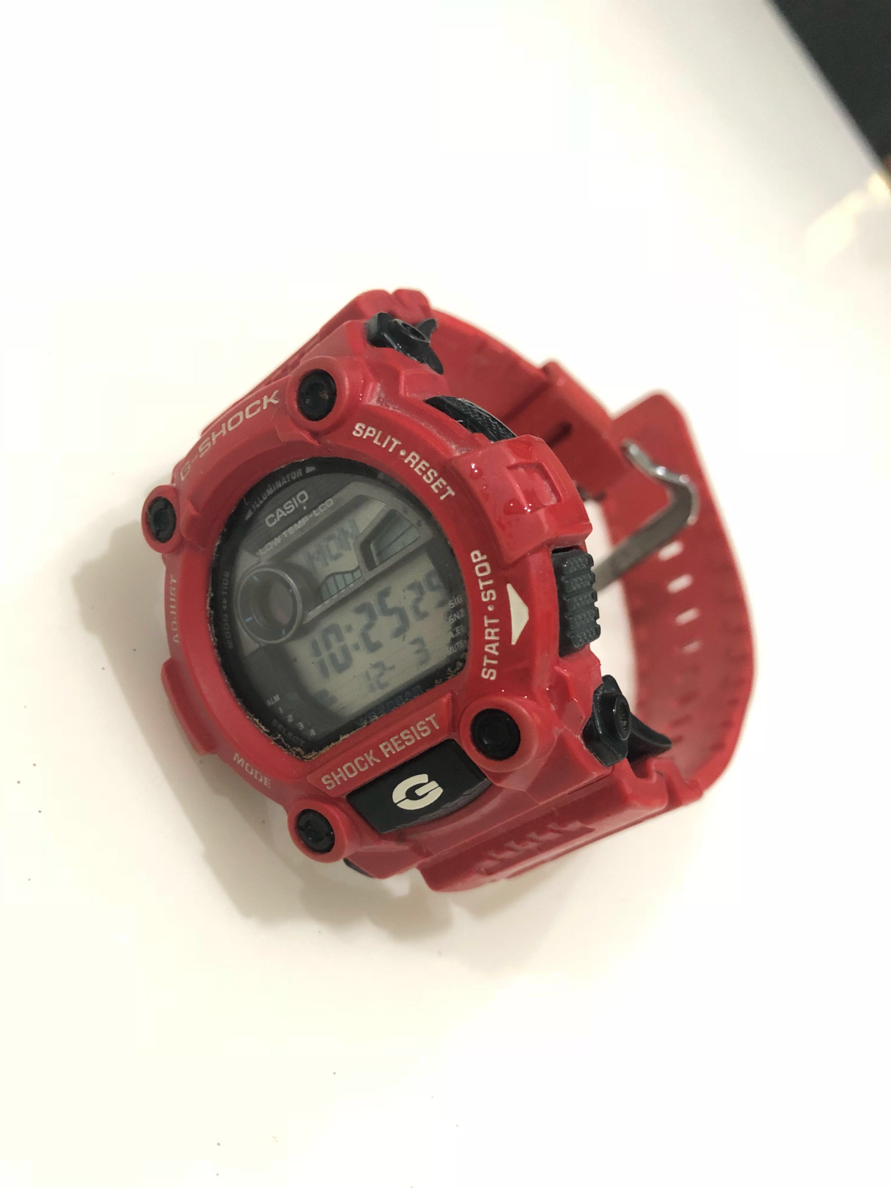 Authentic Red G-Shock Digital Watch, Mobile Phones & Gadgets, Wearables ...