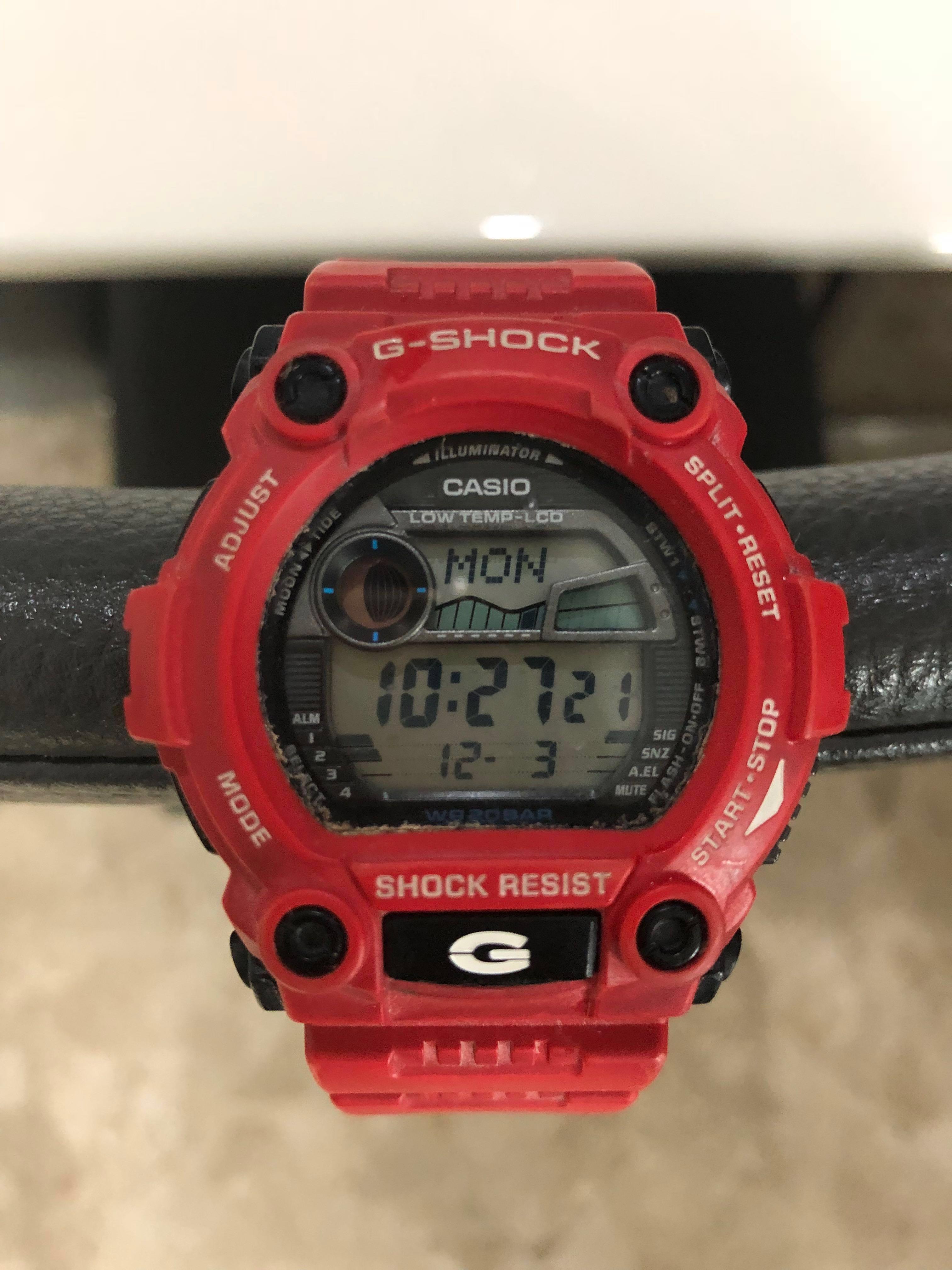 Authentic Red G-Shock Digital Watch, Mobile Phones & Gadgets, Wearables ...