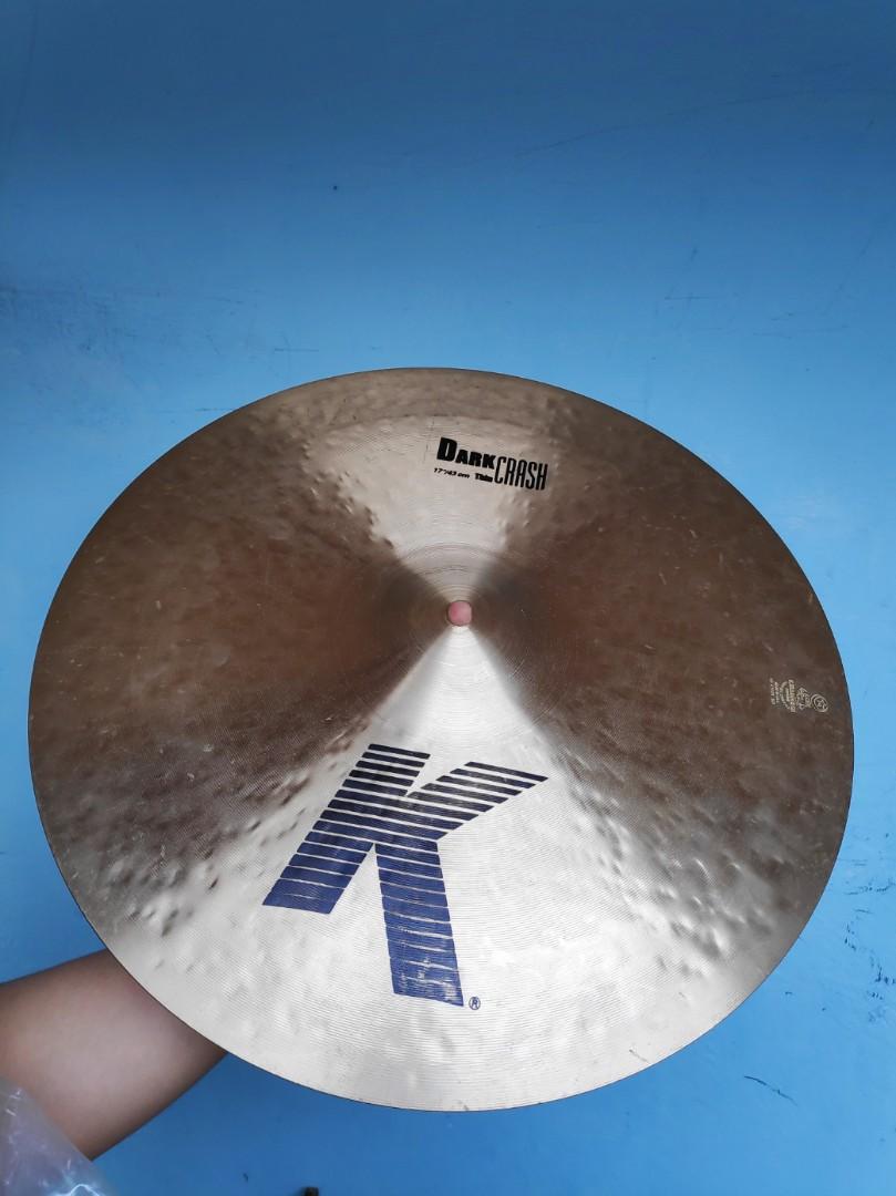Cymbal Zildjian K Dark Thin Crash 17" inch, Musik & Media, Alat di ...