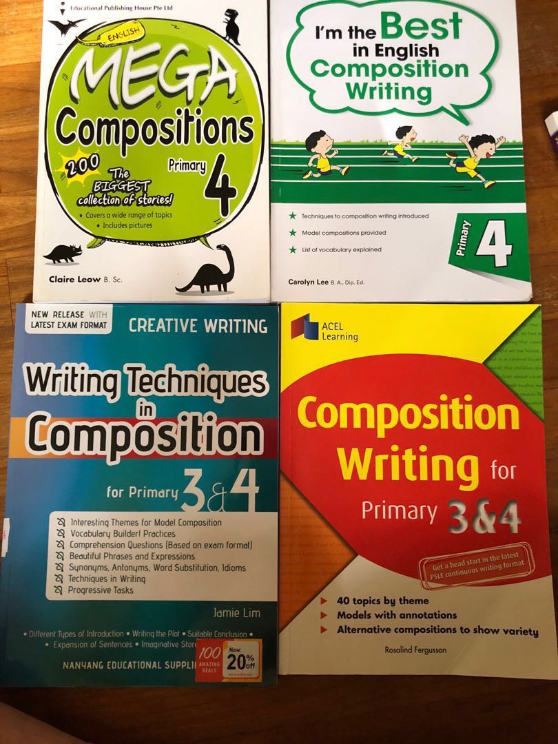 English Assessment Books P4 composition writing, Hobbies & Toys, Books ...