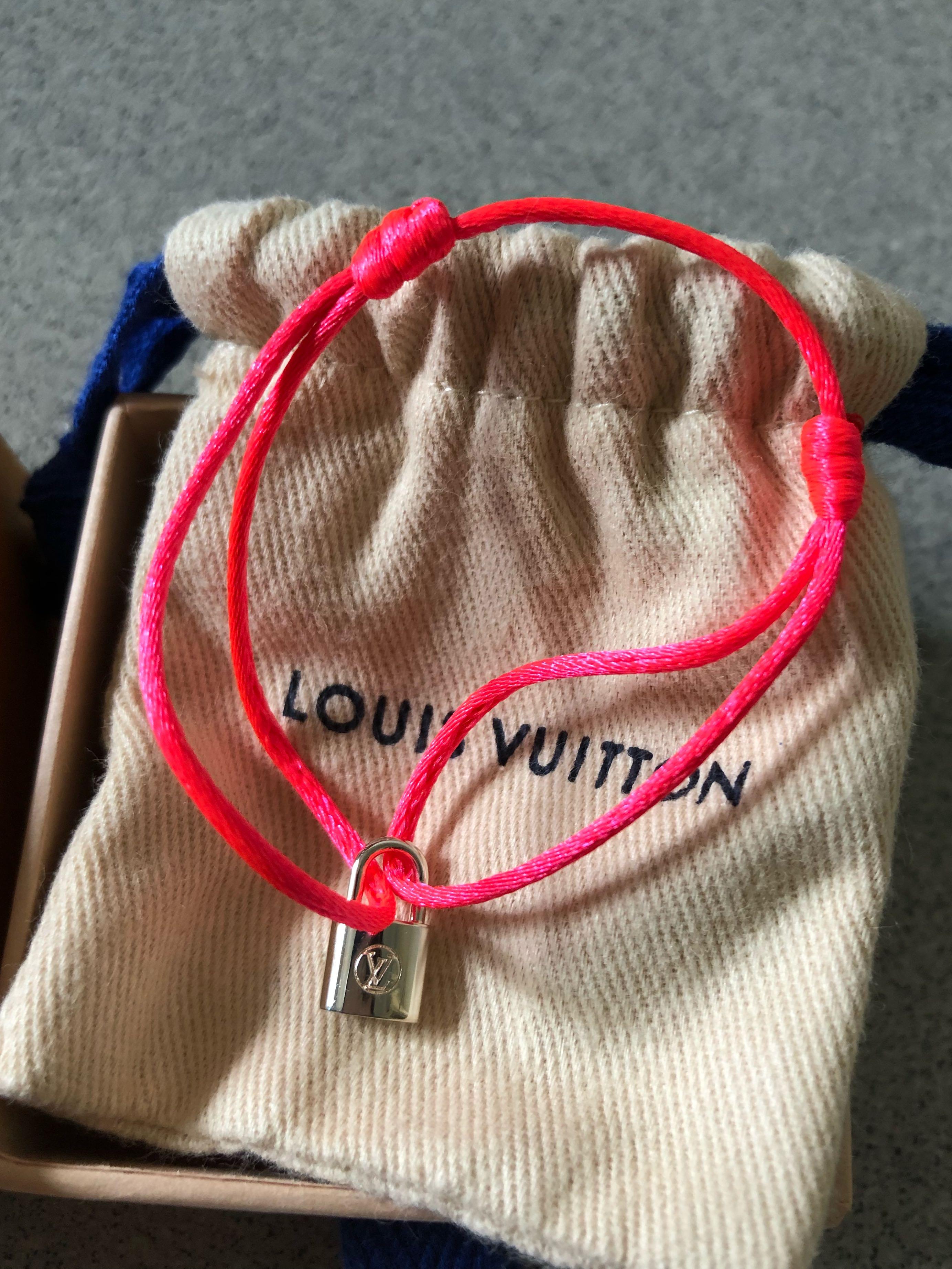 Louis Vuitton Silver Lockit Unicef Bracelet, Luxury, Accessories on ...