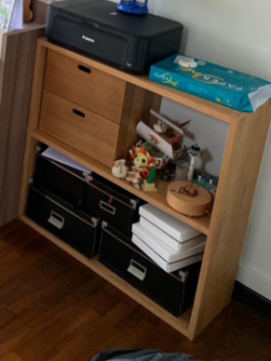 Muji Grid Shelf and Stacking Chest Drawer, Furniture & Home Living ...