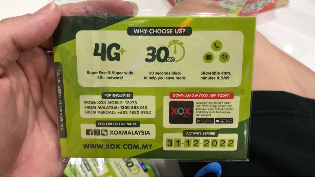 Onexox prepaid SIM card TOP up card malaysia data outgoing , Mobile Phones & Gadgets, Mobile ...