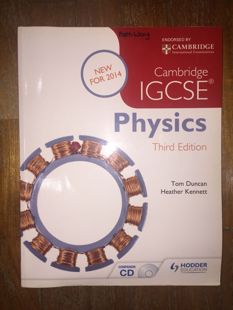 Physics Cambridge IGCSE textbook 3rd edition, Hobbies & Toys, Books & Magazines, Textbooks on ...