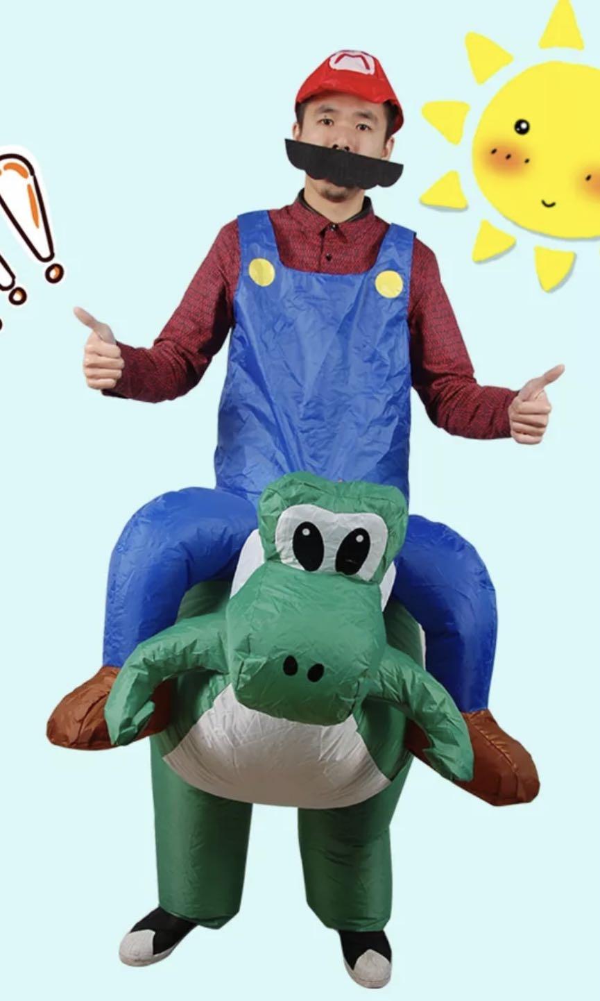 Rent Mario Riding Yoshi Costume Hobbies And Toys Toys And Games On Carousell