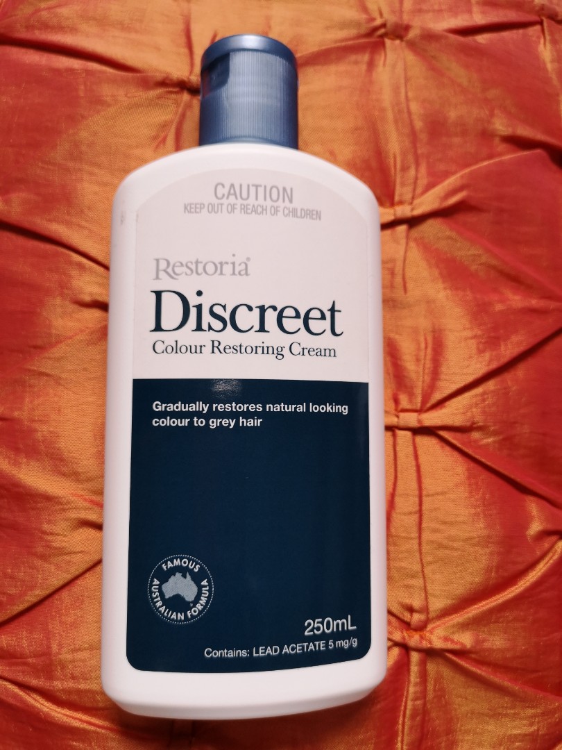 S$25 Restoria Discreet Hair Colour Restoring Cream 250ml, Beauty ...