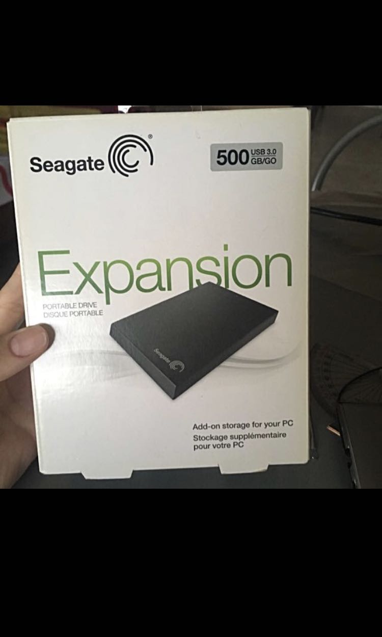 Seagate Expansion Portable Drive 500gb, Computers & Tech, Parts ...