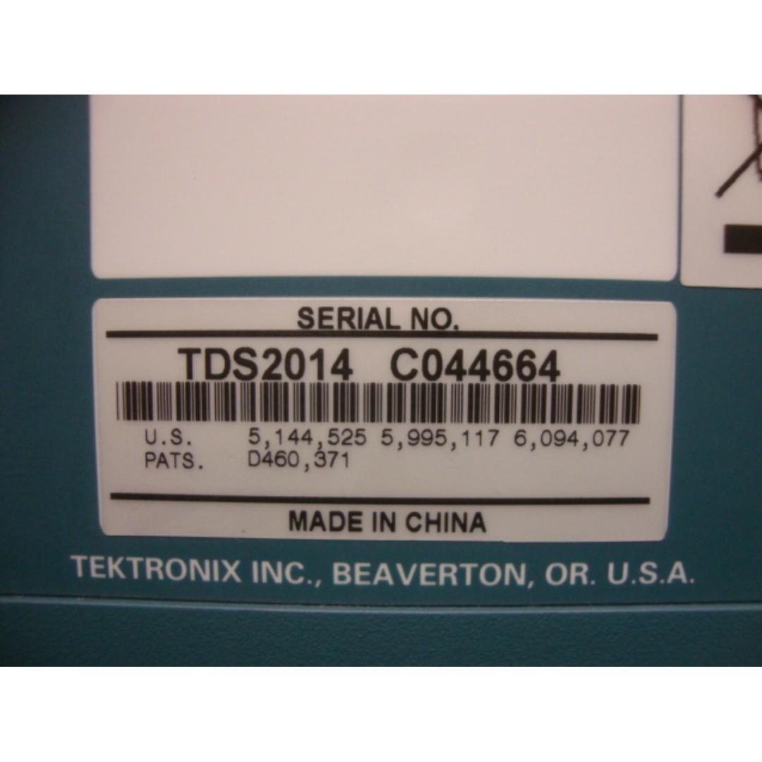 Tektronix TDS2014 100MHz 1GS/s Four Channel Digital Storage ...