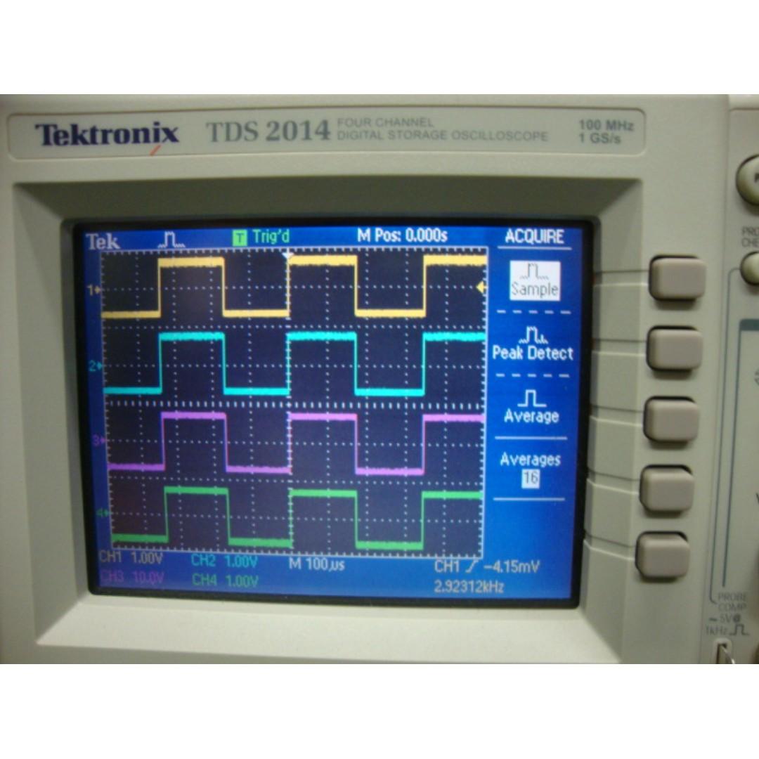 Tektronix TDS2014 100MHz 1GS/s Four Channel Digital Storage ...