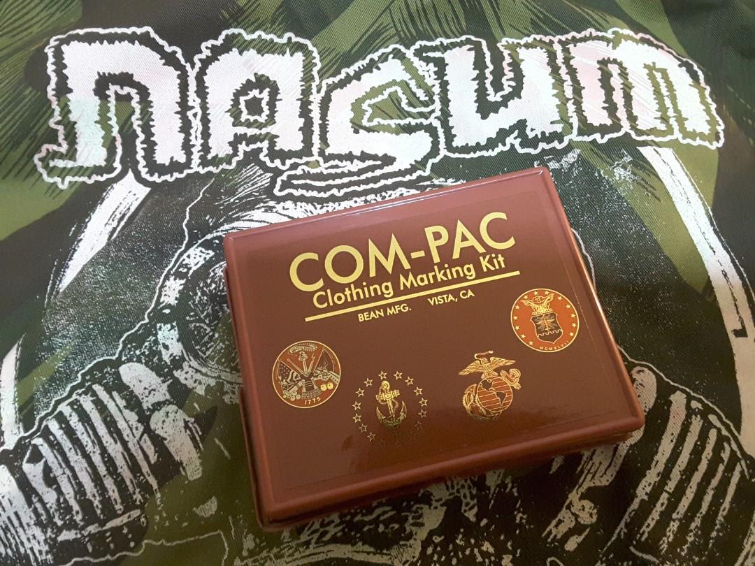 Usmc, usn, usaf, us army Com-Pac Clothing Marking Kit Rubber Stamp ...