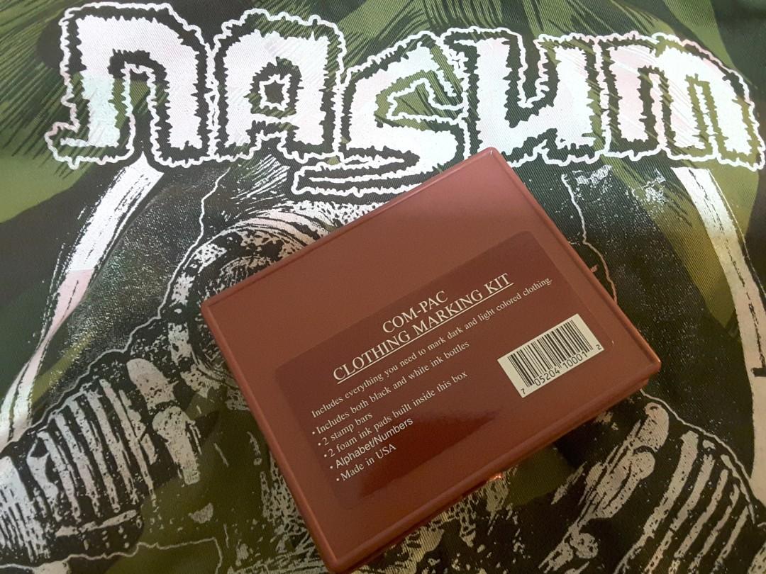 Usmc, usn, usaf, us army Com-Pac Clothing Marking Kit Rubber Stamp ...