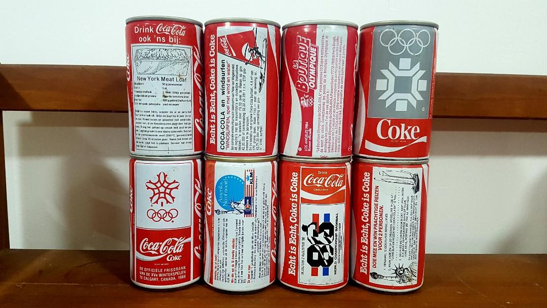 Vintage Coca Cola Coke Steel cans. 70s to 80s, Hobbies & Toys ...