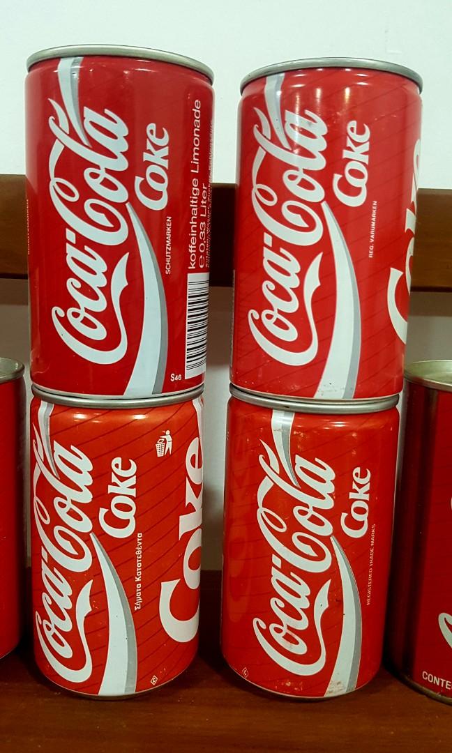 Vintage Coca Cola Coke Steel cans. 70s to 80s, Hobbies & Toys ...