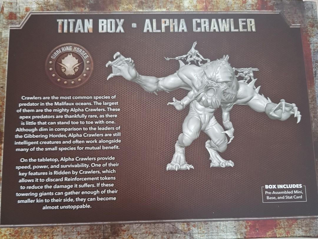 Wyrd Miniatures The Other Side Alpha Crawler Titan Box, Hobbies & Toys ...