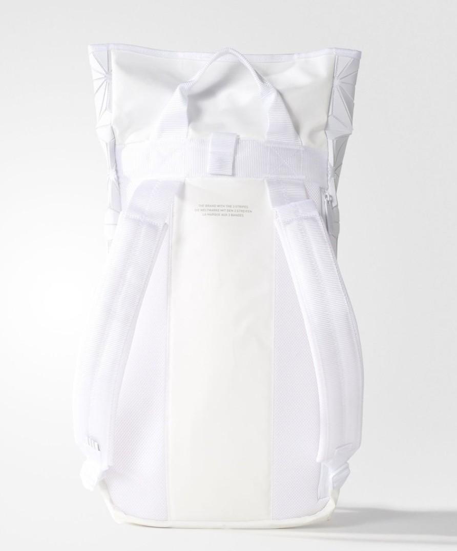 Adidas x Issey Miyake limited edition backpack (White), Luxury, Bags ...