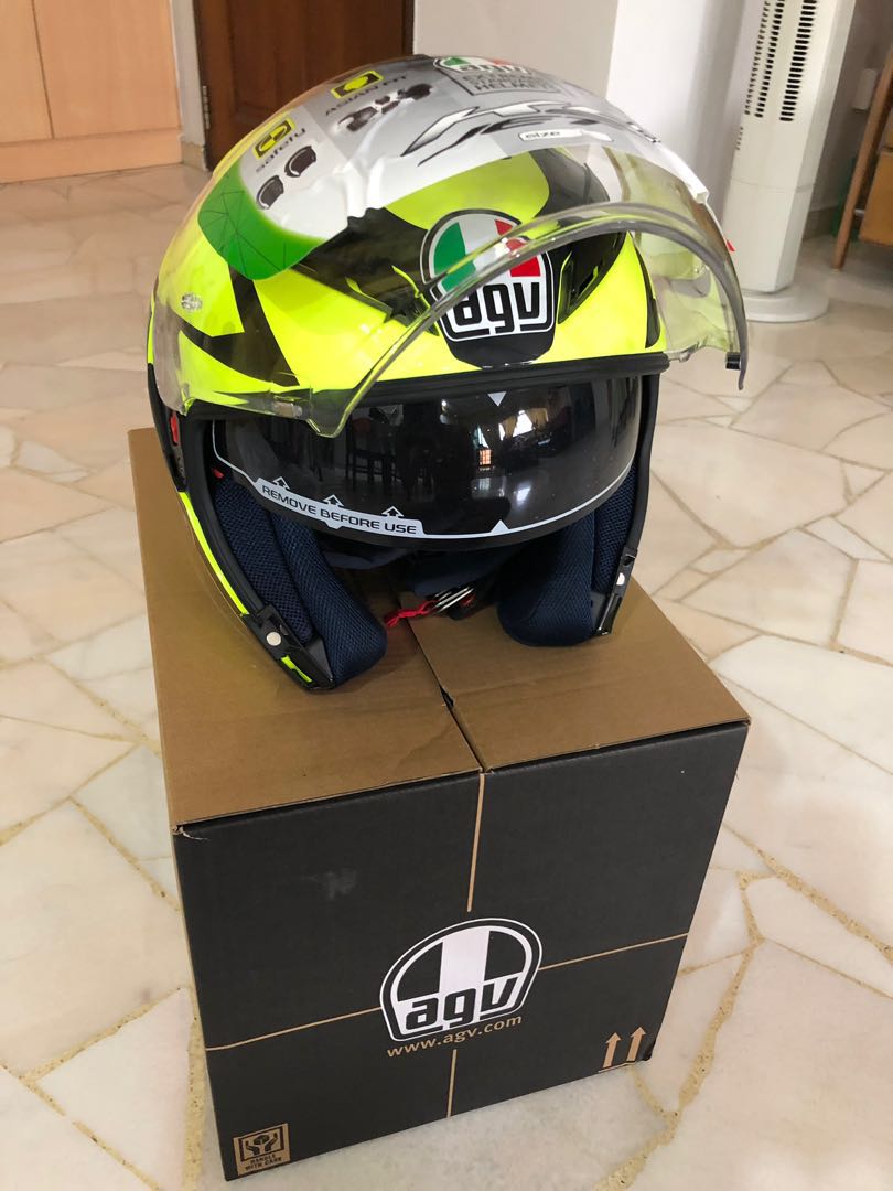 AGV K-5 Jet, Motorcycles, Motorcycle Apparel on Carousell