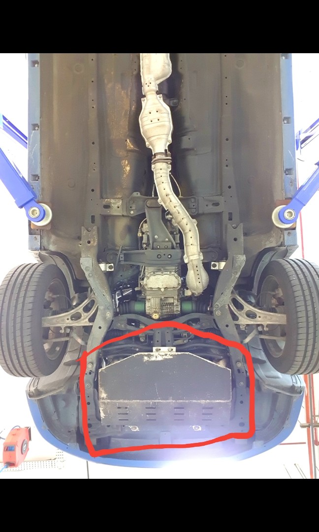 Aluminium front undertray skidplate from SG9 Forester, Car Accessories ...