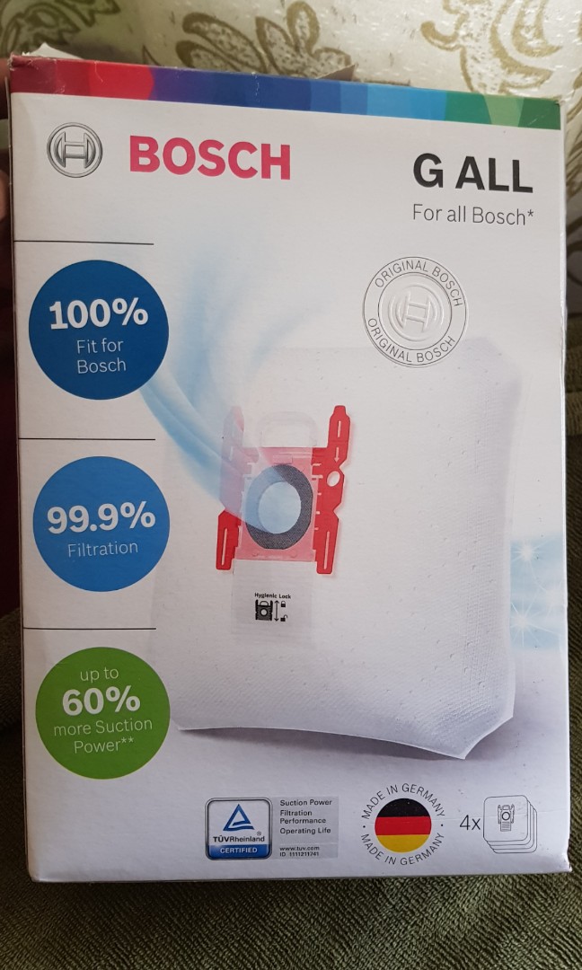 Bosch Type G (All) Vacuum Bag, TV & Home Appliances, Vacuum Cleaner ...
