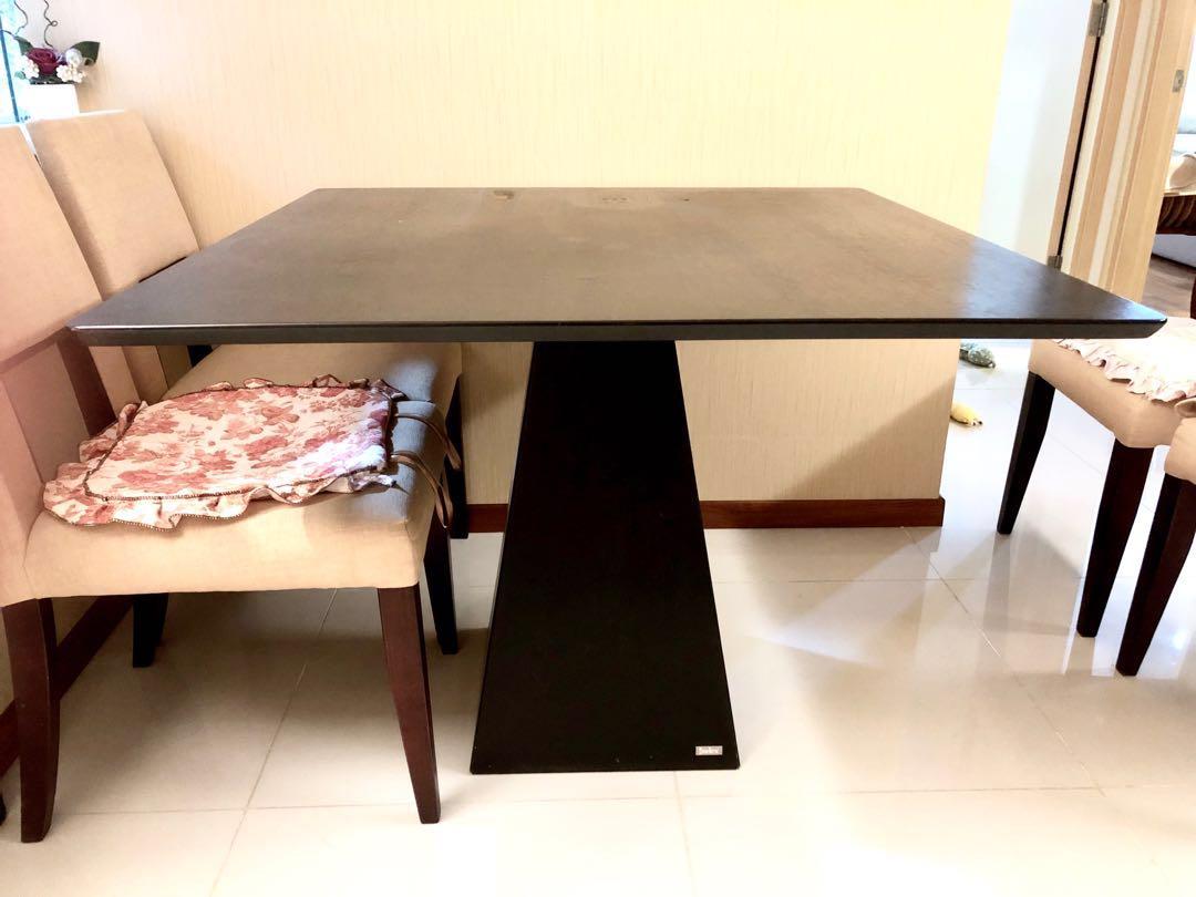 Branded Wooden Dining Table, Furniture & Home Living, Furniture, Tables ...