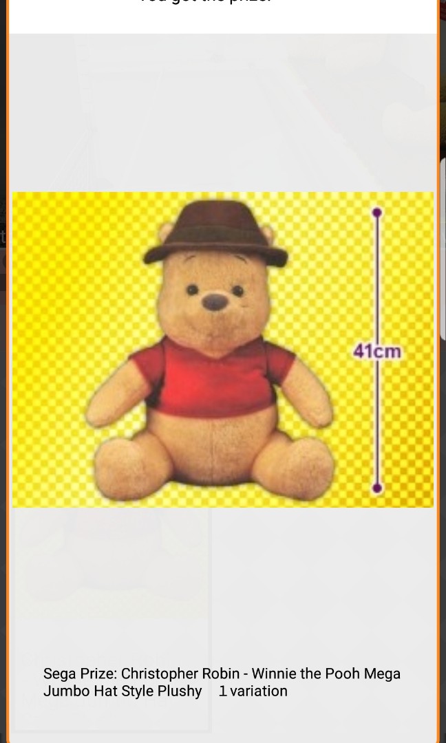 Christopher Robin Winnie the Pooh Hat, Hobbies & Toys, Toys & Games on ...