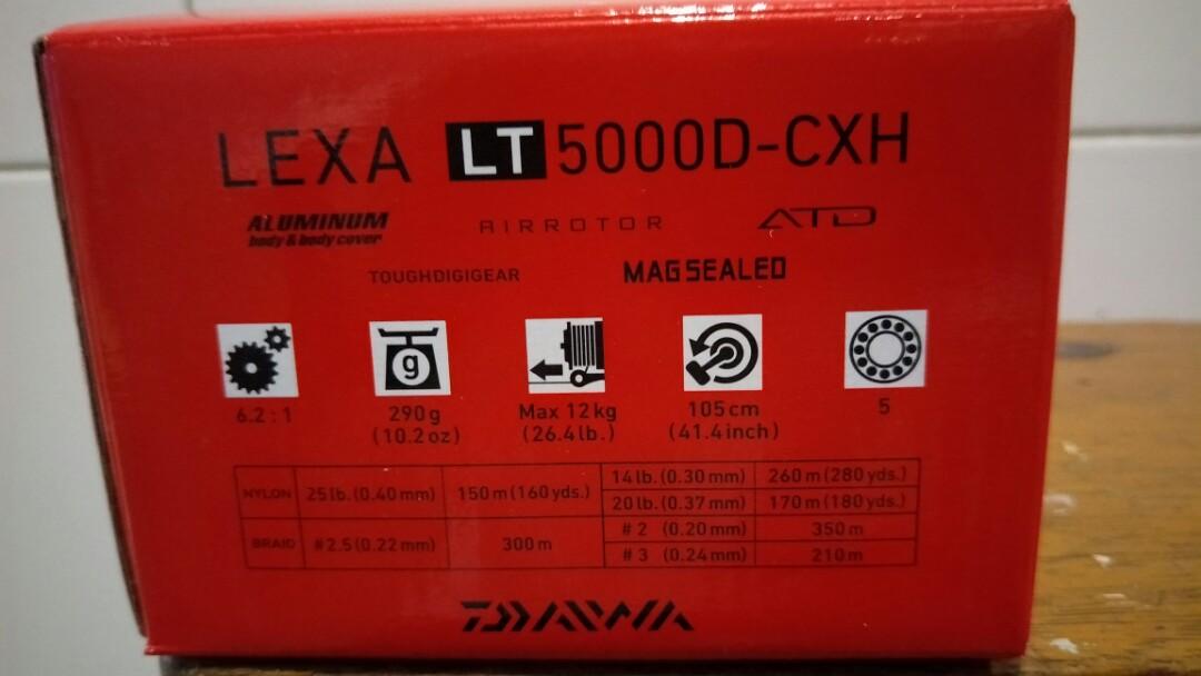 Daiwa LEXA LT 5000 D CXH, Sports Equipment, Fishing on Carousell